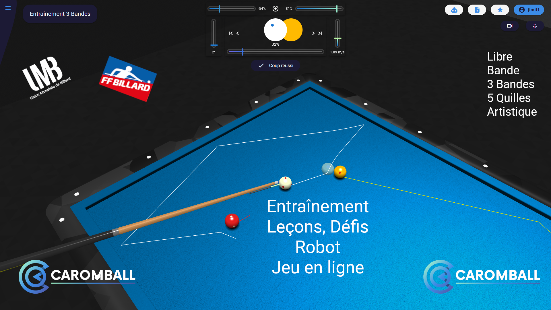 Caromball.com : apprendre et jouer au billard carambole - Fédération ...