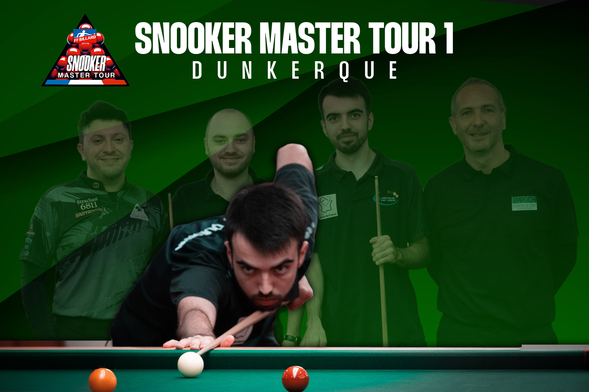 Snooker - 1er tournoi Snooker Master Tour - Fédération Française de Billard